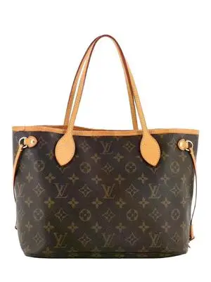 LOUIS VUITTON Neverfull Monogram Canvas Pm Tote Bag - Brown