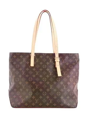 LOUIS VUITTON Cabas Mezzo Nm Monogram Canvas Tote Bag - Brown