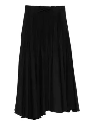 Undercover Pleated Maxi Skirt - Black