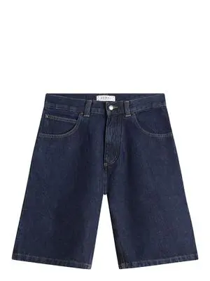 Edwin Worker Short Arctic Blue Denim - Mid Marble Wash