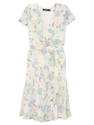 Ralph Lauren Floral-print Midi Dress - Neutrals