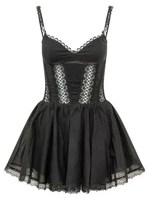 Charo Ruiz Ibiza Gardenia Mini Dress - Black
