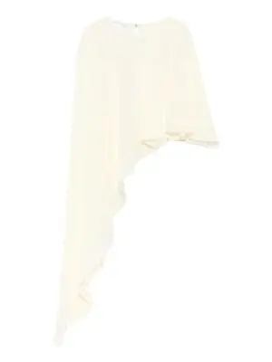 Patrizia Pepe Asymmetric Blouse - Neutrals