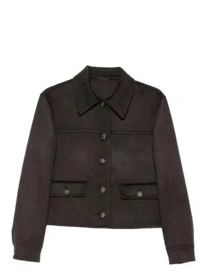 Brunello Cucinelli Flap-pocket Jacket - Brown