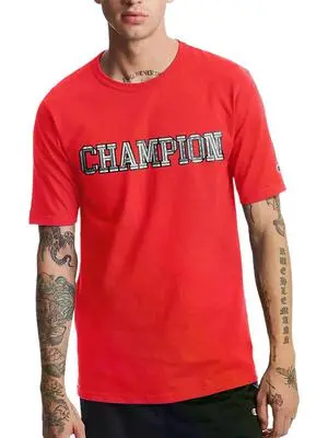 Champion C-life Heritage Logo-print T-shirt - Red
