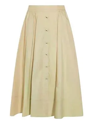 TWINSET Button-down Midi Skirt - Neutrals