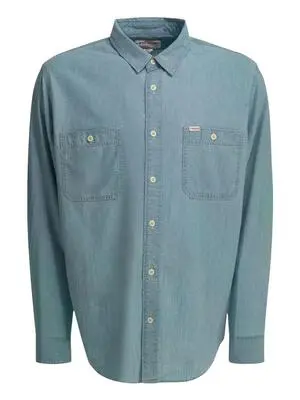 Filson Chambray Cpo Denim Shirt - Blue
