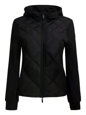 Moncler Quilted Hooded Jacket - Black
