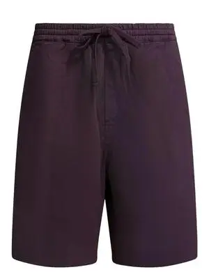 Carhartt Work In Progress Logo-patch Drawstring Shorts - Purple