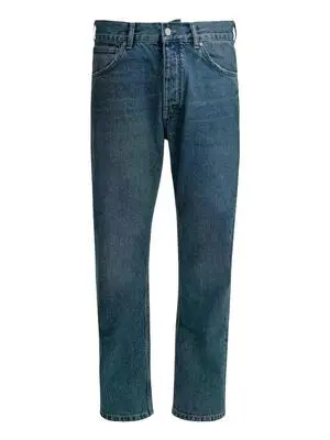Nn07 Sonny Logo-patch Jeans - Blue