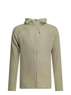 HOUDINI SPORTSWEAR Waffle-knit Zip-up Hoodie - Neutrals