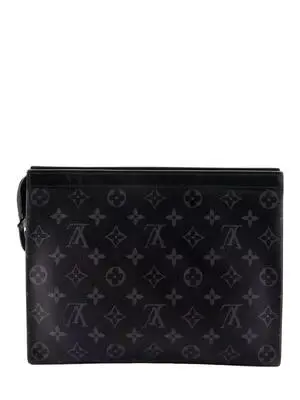 LOUIS VUITTON Pochette Voyage Monogram Eclipse Canvas Mm - Black