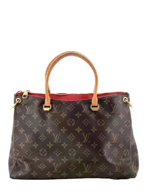 LOUIS VUITTON Pallas Tote Monogram Canvas - Brown
