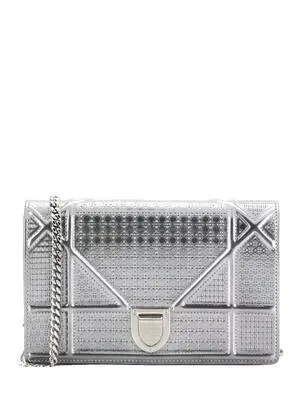DIOR Diorama Wallet On Chain Cannage Embossed Calfskin
