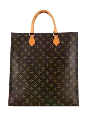 LOUIS VUITTON Louis Vuitton Sac Plat Monogram Canvas Tote Bag