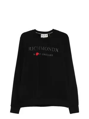 John Richmond Logo-print Sweatshirt - Black