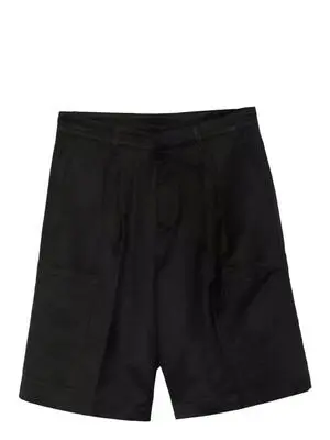 COSTUMEIN Pleated Cargo Shorts - Black