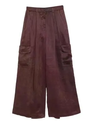 ISABELLE BLANCHE Wide-leg Palazzo Pants - Brown