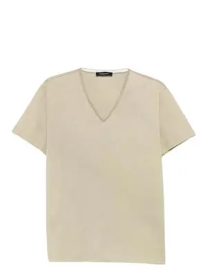 Fabiana Filippi V-neck Short-sleeve T-shirt - Neutrals