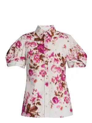 Erdem Floral Print Blouse - Pink