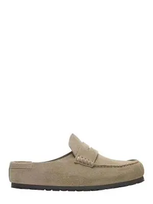 BIRKENSTOCK Naples Suede Loafers - Neutrals