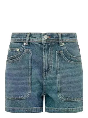 Ba&sh Zevy Pocket Shorts - Blue