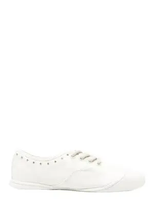 VANS Stud-Embellished Lace-Up Sneakers Neutrals