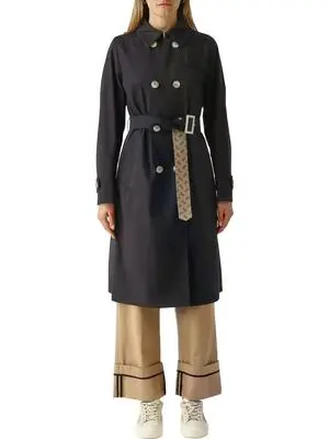 Herno Belted Trench Coat - Blue