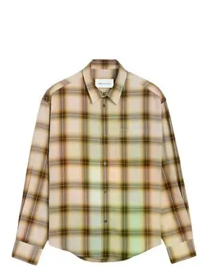 Ami De Coeur Checkered Boxy Shirt - Neutrals