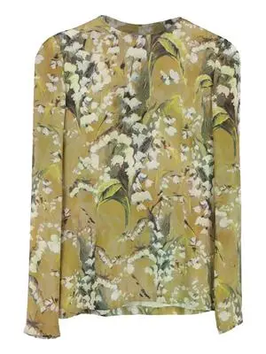 Dolce & Gabbana Floral-print Blouse - Green
