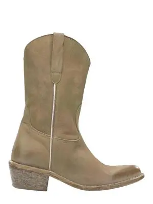 Moma Dallas Western-style Cowboy Boots - Neutrals
