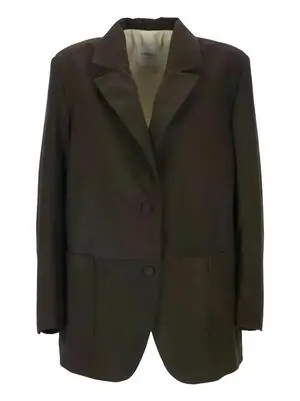 CASSELL Single-Breasted Oversized-Fit Blazer
