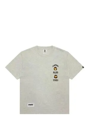 AAPE BY *A BATHING APE Graphic-print T-shirt - Grey