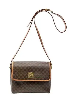 Celine Turn-lock Crossbody Bag - Brown