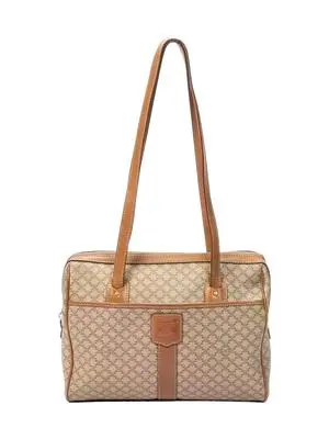 Celine Boston Leather-trim Shoulder Bag - Neutrals