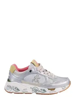 Premiata Mased Sneakers With -tone Finish - Silver