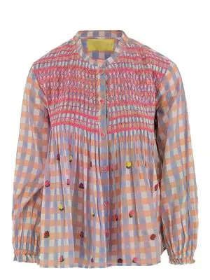 PHILIPPA 1970 Adriana Patterned Shirt - Orange