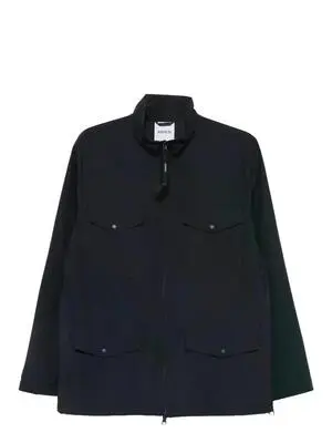 Aspesi Zip-up Jacket With Pocket Detail - Blue