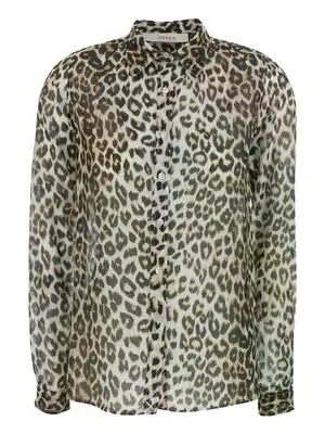 JUCCA Leopard Print Shirt - Neutrals