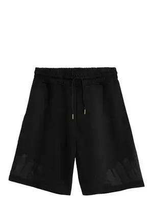 COUNTY OF MILAN Drawstring Track Shorts - Black