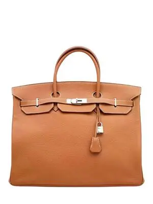 Hermès 2006 Birkin 40 Togo Leather Tote Bag - Neutrals