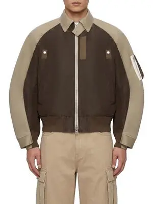 Sacai Bomber Jacket - Brown
