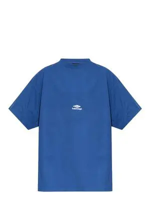 Balenciaga Oversize Tee Chalky And - Blue