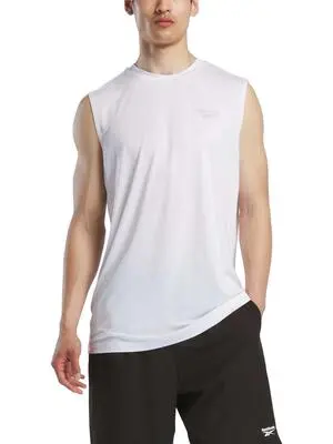 REEBOK Sleeveless Performance Top - White