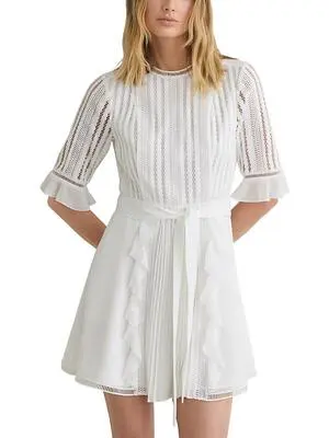 REISS Armina Dress - Ivory
