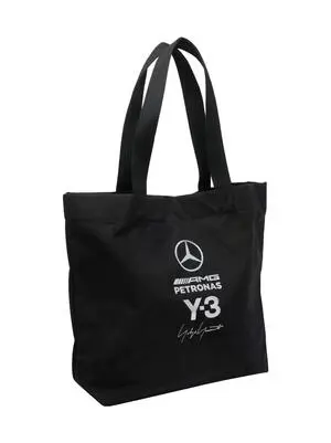 Y3 X Mercedes Amg Petronas Formula 1 Team Tote Bag - Black