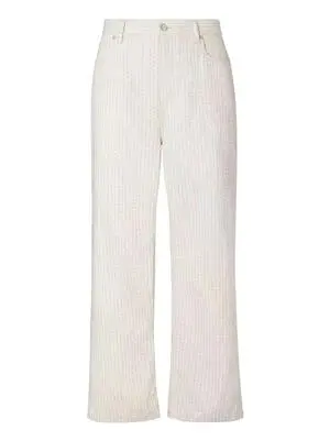 FENDI Topstitched Straight-Leg Jeans