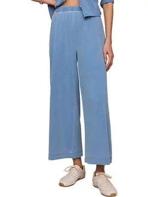 Z Supply Scout Jersey Denim Pants - Santorini Indigo