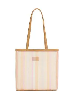 MANSUR GAVRIEL Filo Striped Mesh Tote Bag - Multi