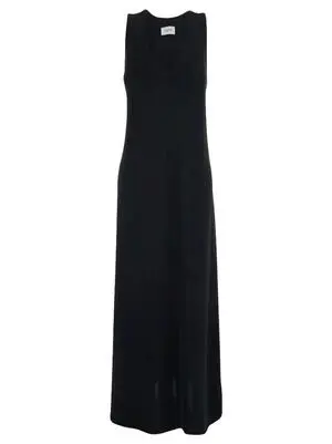 RAME Twist-detail V-neck Maxi Dress - Black